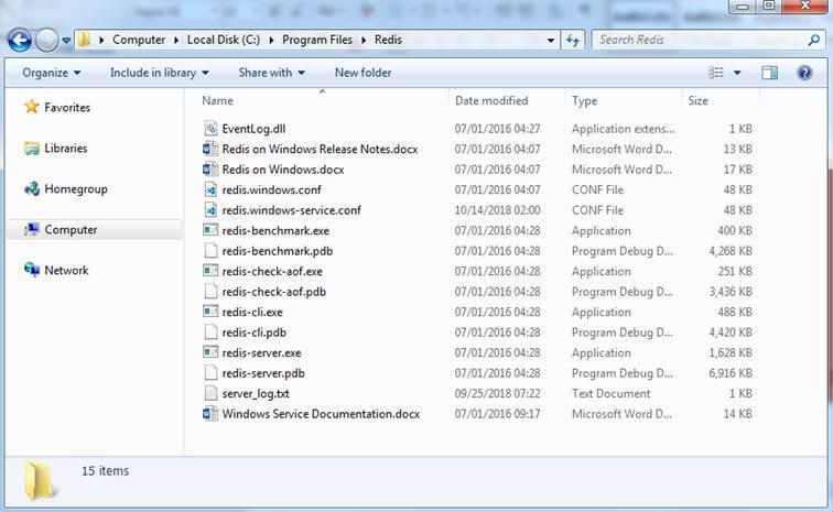 Installing Redis Cache On Windows